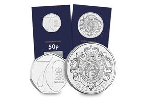 2022 Platinum Jubilee Queen Elizabeth II 50p Coin - Mintage: 5,000,070 ...
