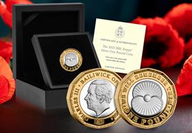 2011 Football 50p Coin - Mintage: 1,125,500 - Scarcity Index: 82